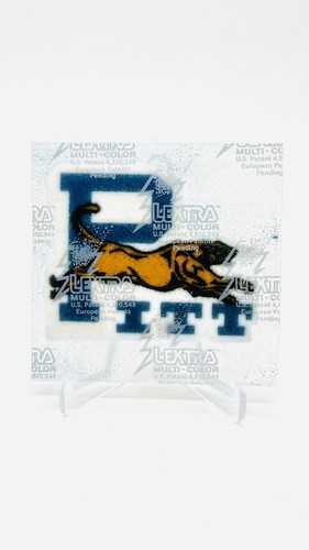 Vintage Pitt Panther Script Mascot Logo Patch NCAA LEXTRA MASCOT LOGO ...