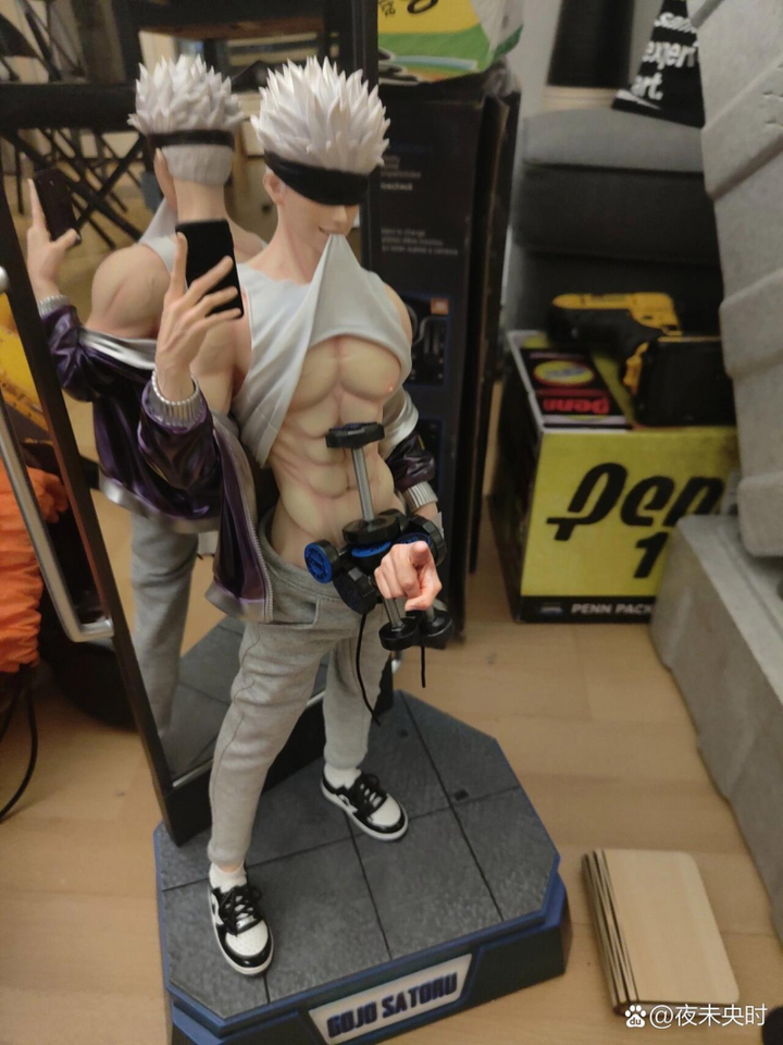 Dtalon Boy Studio Jujutsu Kaisen Satoru Gojo Statue 52cm Model Fitness ...