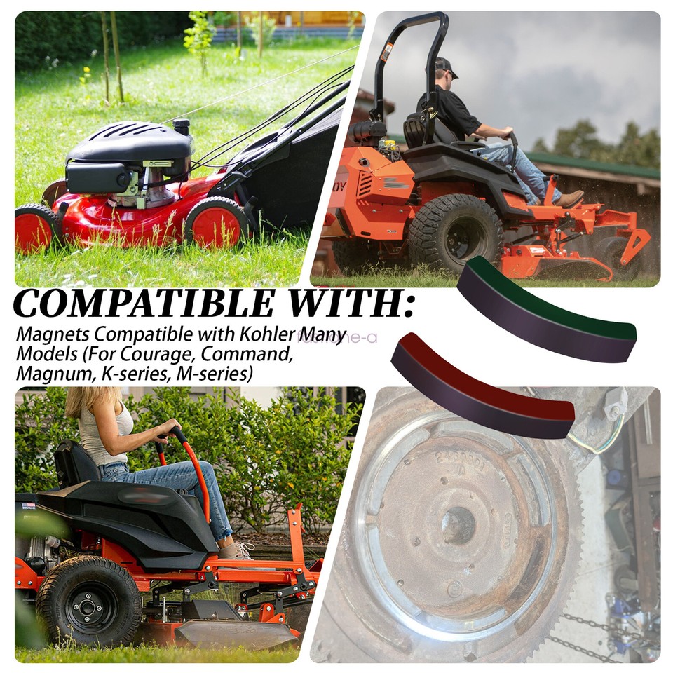 Flywheel Magnets Set (2P Alternating Polarities) Fits Kohler Includes ...