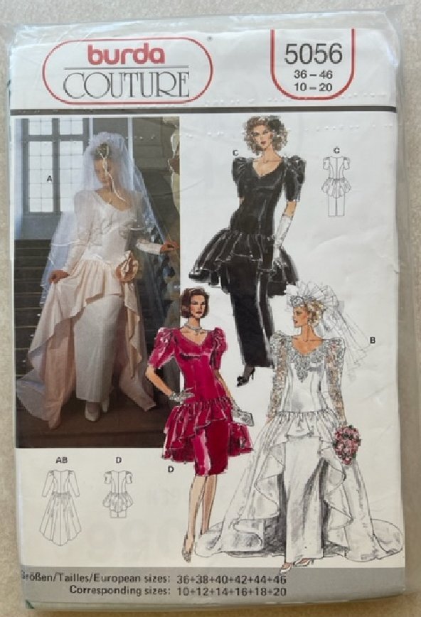 Buyer Choice: WEDDING/FORMAL/PARTY Sz 8-40 $9.95 UNCUT BURDA Sewing ...