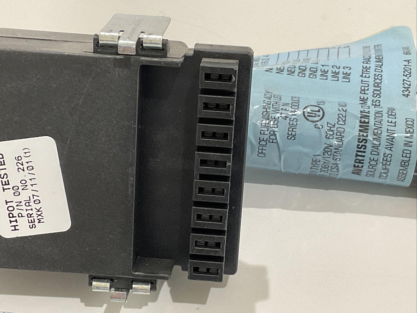 Haworth Electrical Base Feed PBBF3 NEB-1 NEB-3 4TEB-1 4T & N Series for ...