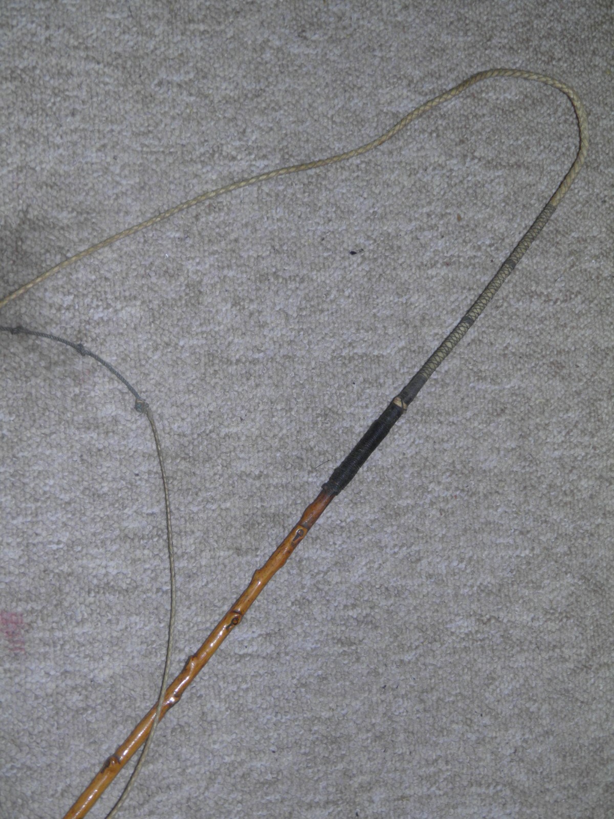 Antique Horse Carriage Holly Driving Whip With Lash And Repousse Silver ...