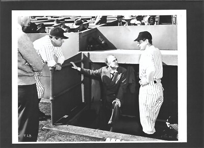 ORIGINAL VINTAGE PHOTO 1942 PRIDE OF THE YANKEES GARY COOPER BASEBALL ...