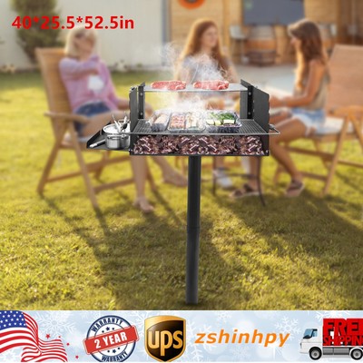 Barbecue Grill Single Post Outdoor Grill BBQ Grill for Camping,Family ...