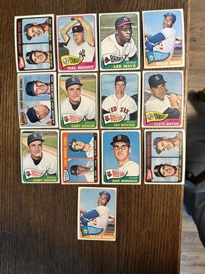 1965 TOPPS BASEBALL CARD LOT ALL 400'S HIGHER NUMBERS #S | eBay