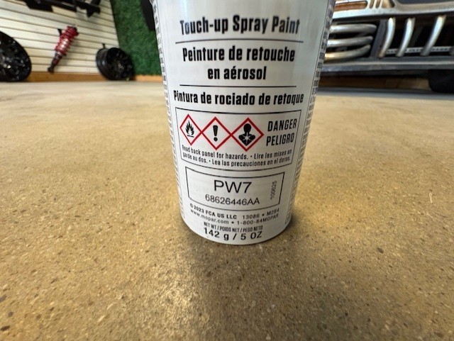 (1) Jeep Dodge Chrysler PW7 BRIGHT WHITE TOUCH UP PAINT MOPAR - same as ...