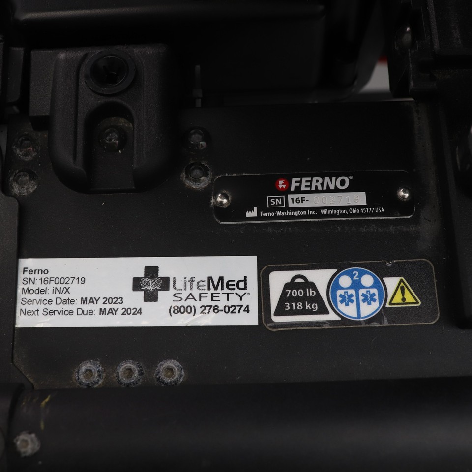 Power Stretcher | Ferno INX Ambulance Cot + 175 Antler Mount | 700 LBS ...