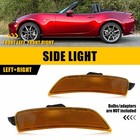 Pair Front Light Housings Side for 2016-2023 Miata Amber Mazda MX-5 ...
