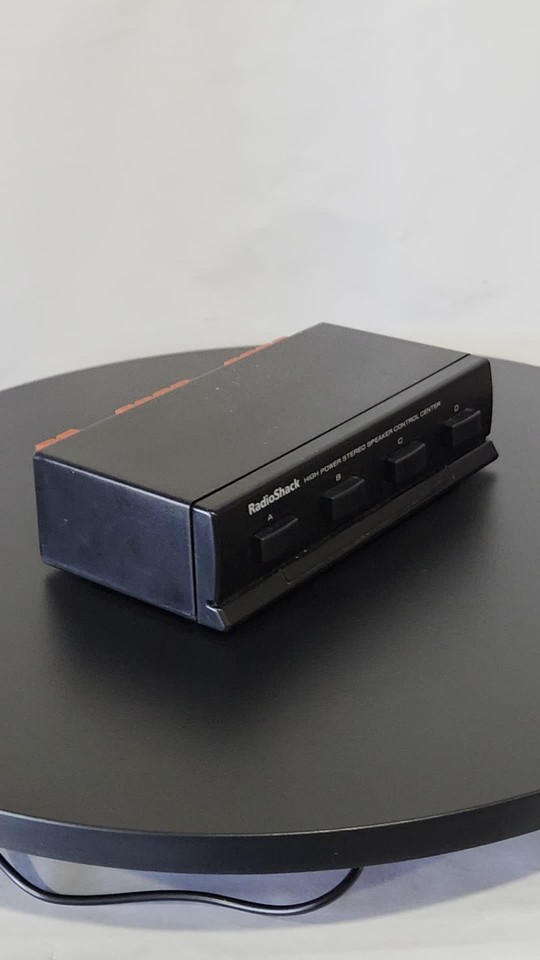 Radio Shack 40-244 High Power Stereo Control Center 4-Way Speaker ...