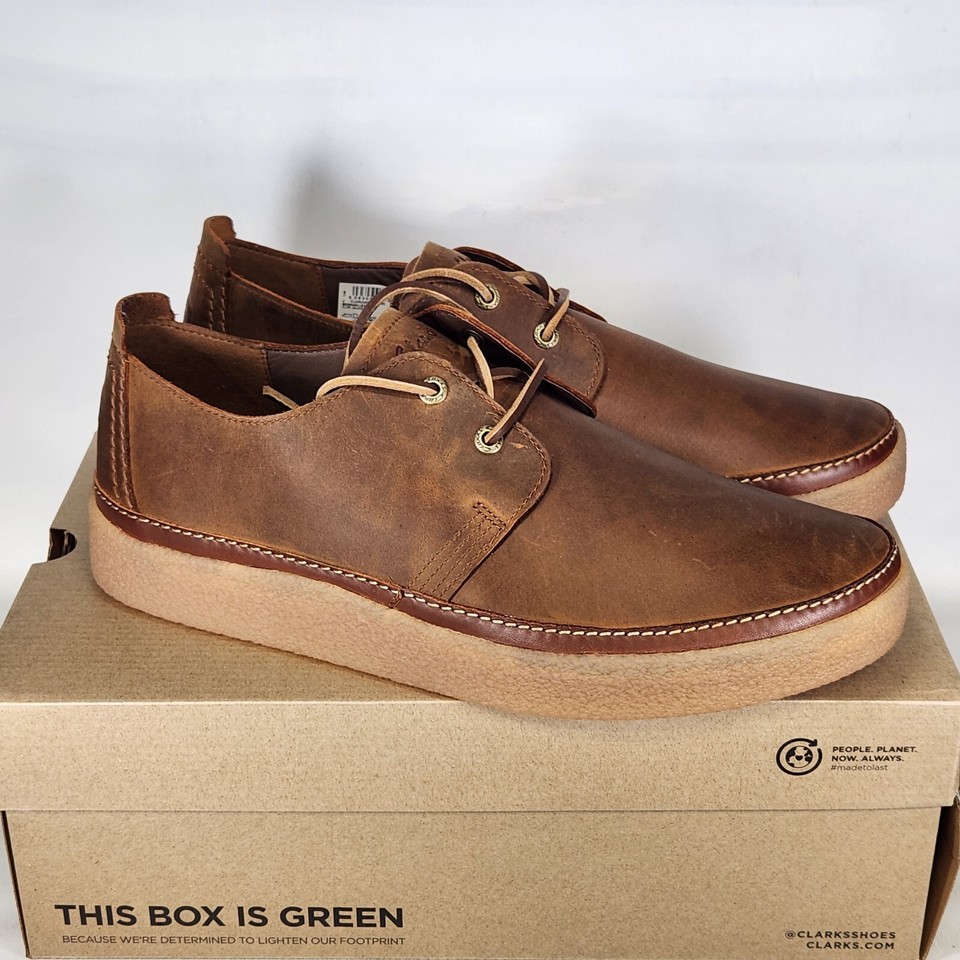 Size 8.5 - Clarks Clarkwood Low - Beeswax Leather | eBay