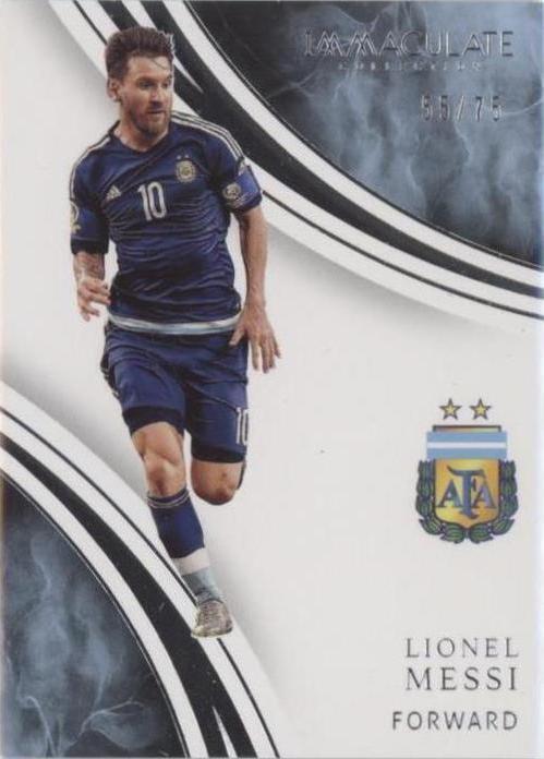 2017 Panini Immaculate Collection - Lionel Messi #100 /75 for sale ...