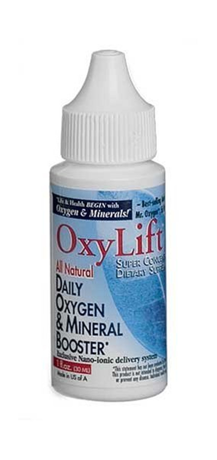 OXYLIFT Daily Oxygen & Mineral Booster Concentrated Dietary Supplement ...