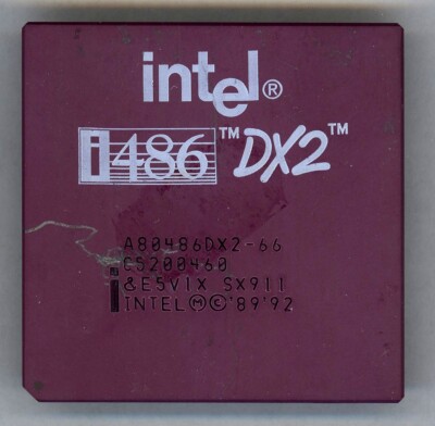 CPU Intel i486 DX2 A80486DX2-66 SX911 vintage rara | eBay