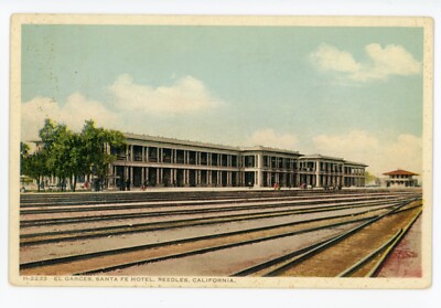 Fred Harvey El Garces Santa Fe Hotel Needles Ca Postcard RMS Cancel | eBay