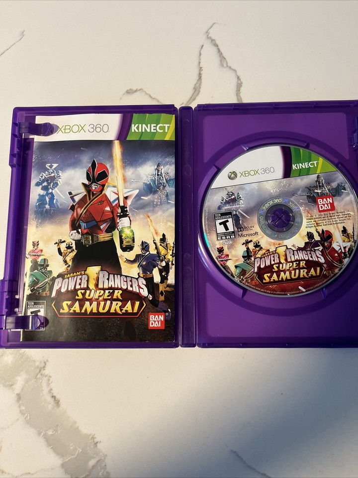 XBOX 360 Power Rangers Super Samurai Xbox 360 Kinect COMPLETE & TESTED ...