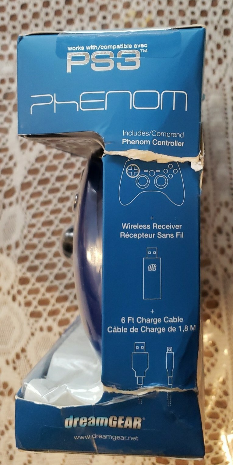 Dreamgear Phenom Wireless Controller for PS3 - Blue - New & Sealed Read | eBay