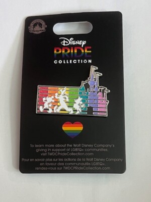 Mickey Minnie Mouse Goofy with Rainbow Castle Pride 2022 Disney Pin ...