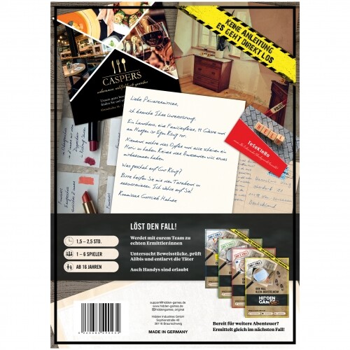 Hidden Games Crime Scene - Königsmord 5. Case - German | eBay