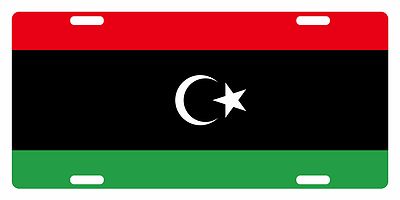 LIBYA Flag Custom License Plate NATIONAL Emblem ORIGINAL Version | eBay