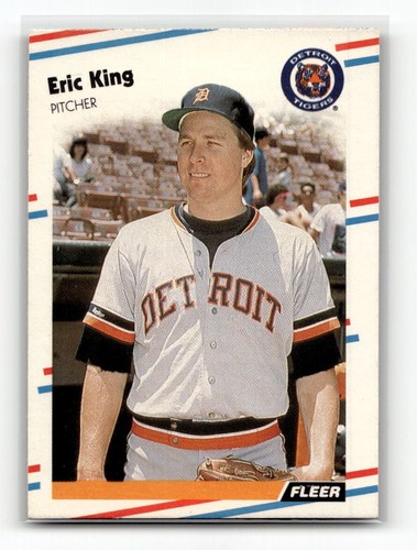 1988 Fleer Baseball Card Eric King Detroit Tigers #60 | eBay