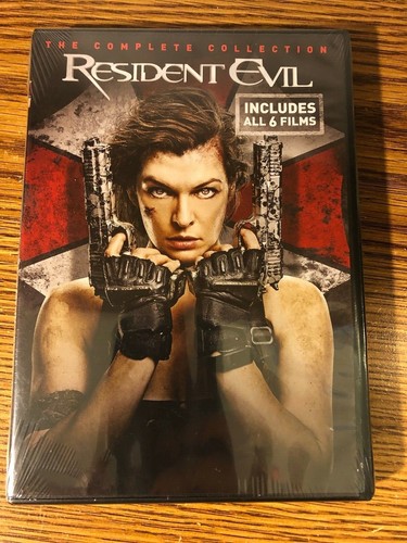 RESIDENT EVIL COMPLETE COLLECTION 1 2 3 4 5 6 FILM DVD SET HORROR NEW ...