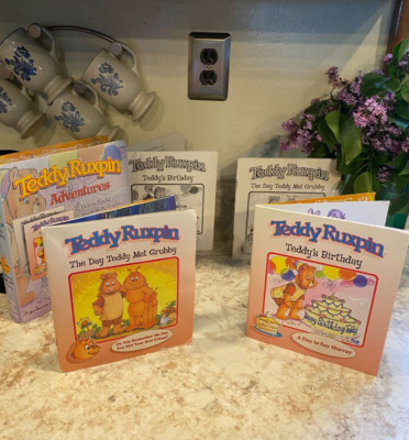 Teddy Ruxpin Adventure Series 2~ Books &1- Cartridge2- Picture Story ...