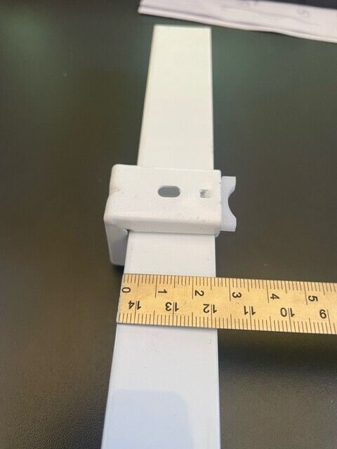 2 x Roman Blind Spring Brackets CLIP OVER type fits 26mm rectangular ...