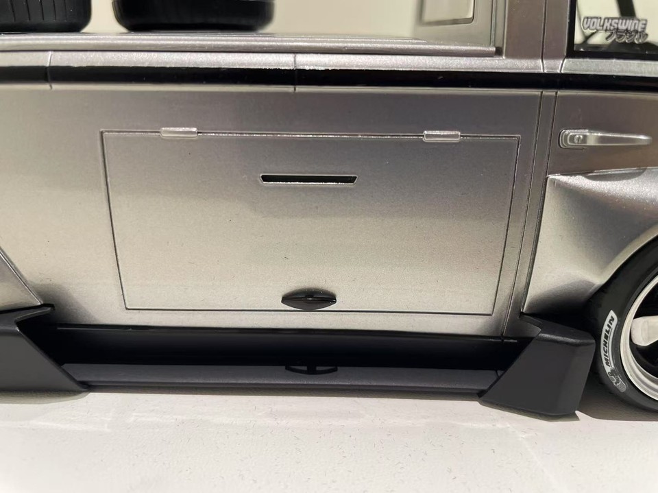 CRL 1:18 VW T1 pick up Silver Resin unopenable rare car model | eBay