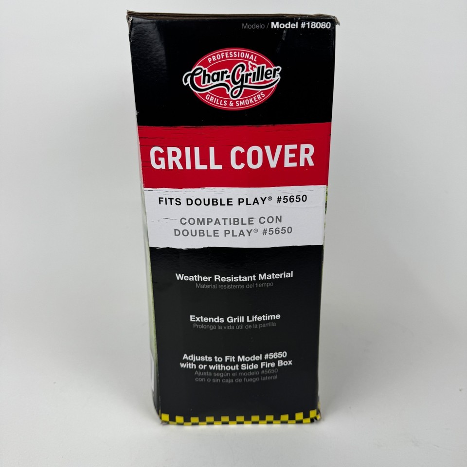Char-Griller Double Play Grill Cover for Model #5650 With/Without Side ...