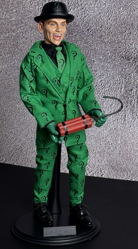 Custom Batman ~ THE RIDDLER ~ 1:6 High Detail 12" Action Figure with ...