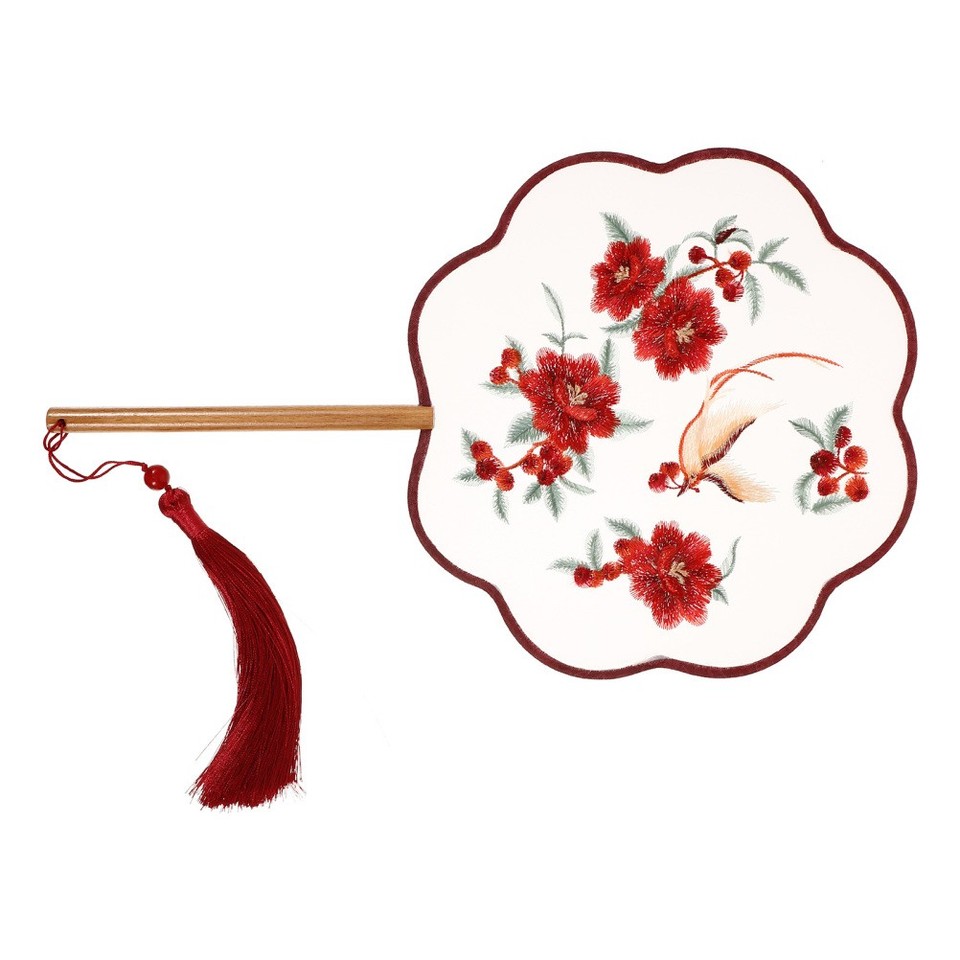 Wedding Dancing Party Fans Asian Handheld Chinese Dance Ancient Style ...
