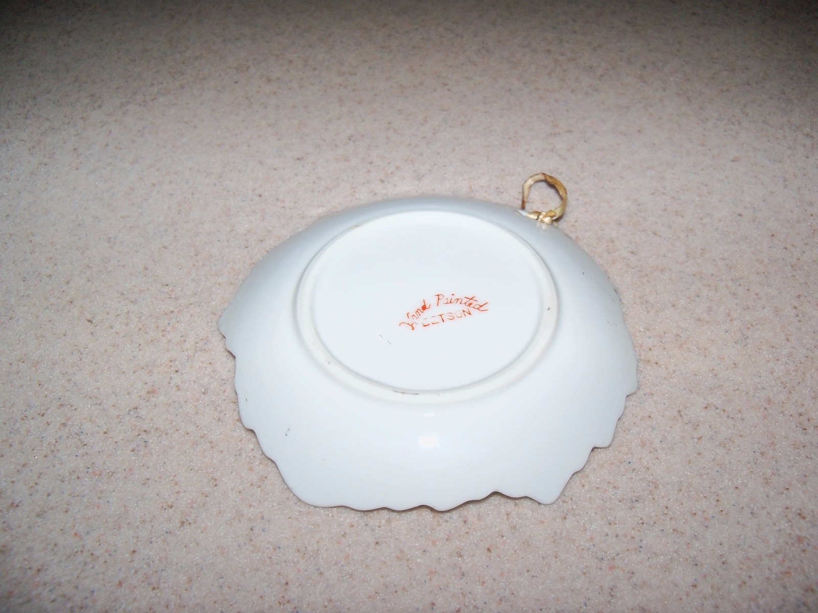 Vintage Betson Hand Painted Occupied Japan Maple Leaf Rose Plate ...