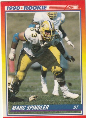 FREE SHIPPING-MINT-1990 Score Marc Spindler #295 Rookie PLUS BONUS ...