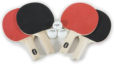 Classic Ping Pong 4-Player Table Tennis Set Ping Pong Paddles Balls Set ...