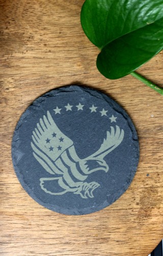 Freedom Slate Eagle Coaster | eBay
