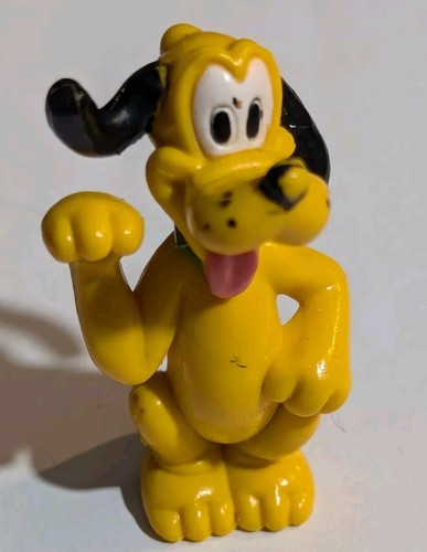 DISNEY VTG 2'' PLUTO THE DOG - MICKEY MOUSE PET PVC FIGURE FIGURINE | eBay