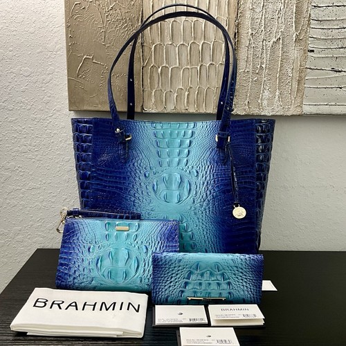 Brahmin 3 PC SET GORGEOUS = APRIL, DAISY & ADY AFFINITY OMBRÉ MELBOURNE ...
