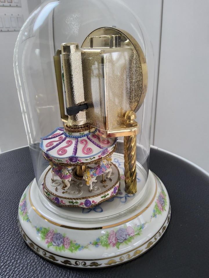 Vintage Porzellan Arzberg Germany Carousel Clock in Great Working Clock ...