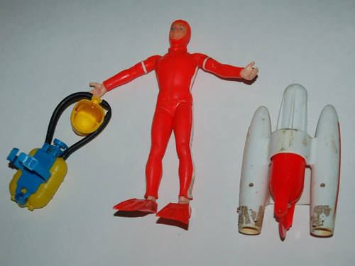 Mattel Sea Devils COMMANDER CHUCK CARTER SCUBA DIVER Action Figure | eBay