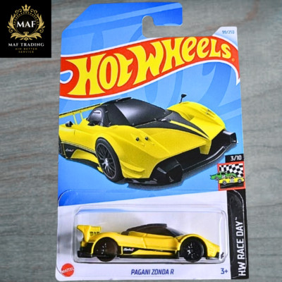 Hot Wheels Pagani Zonda R Yellow #99 Mainline 2024 Case J ∣ New HW Race ...