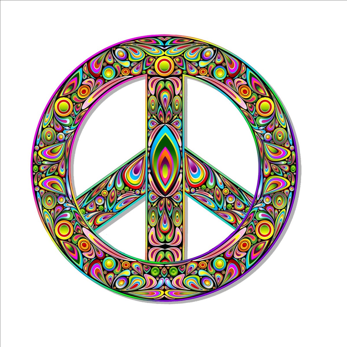 Colorful Peace Logo