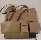 PURSE LAURA SCOTT TAN TOTE BAG/PURSE WITH ACCESSORIES/5 PIECE BAG | eBay