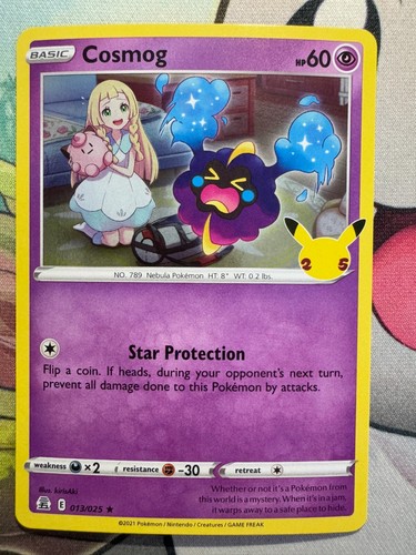 Cosmog Holo English Pokemon TCG BKBF674 | eBay