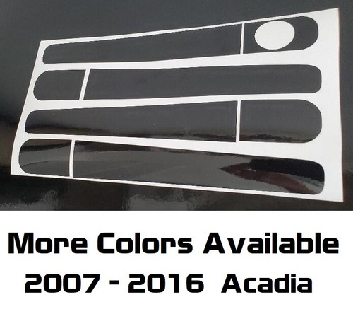 TWO Sets Custom Vinyl Overlays Fits 2007 - 2016 GMC Acadia YOU CHOOSE ...