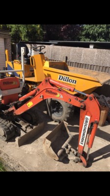 Mini Digger Hire. Groundworks. Civils | eBay UK