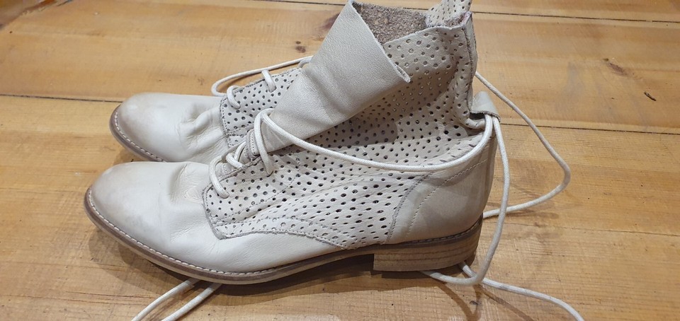 Antonio Parriego Schnür Boots Beige Echt Leder 41 Stiefeletten | eBay.de