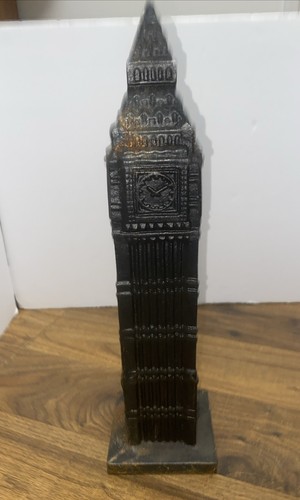Vintage 14 Inch Statue of BIG BEN London Clock Tower, Cast Iron, Some ...