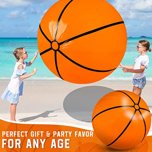 2 Pcs Giant Inflatable Beach Balls 40 Inch Large Baseball PVC Blow up ...