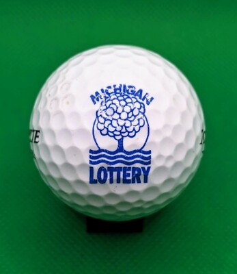 Michigan Lottery logo golf ball | eBay