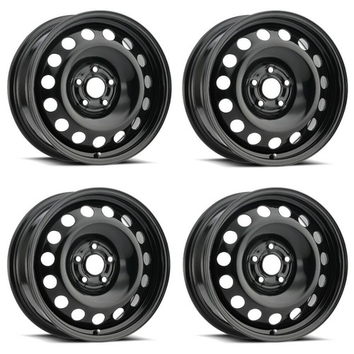 Set 4 16" Vision HD SW60 Black Wheels 16x6.5 5x4.5 (5x114.3) Rims 39mm ...
